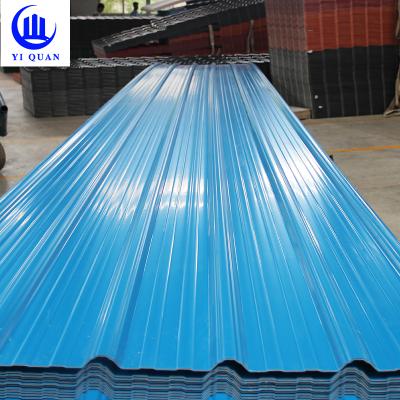 China UPVC Roofing Sheet 1.5mm-2.8mm Thickness Trapezoidal Wave Design for sale