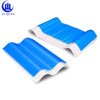 China UPVC Spanish Roof Tile 1.5mm-2.8mm Thickness for Factory Roofing for sale
