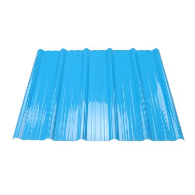 China UPVC Roofing Sheet 2.5mm Thick Heat Insulation Spanish Style for sale