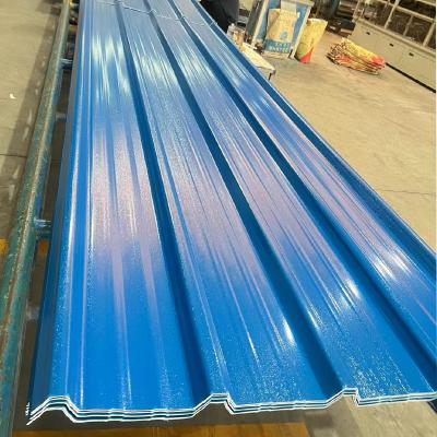 China UPVC Roof Sheet 3mm Trapezoidal Shockproof for Warehouse Farmhouse for sale