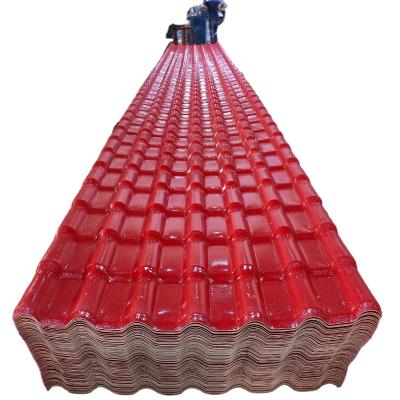 China ASA Synthetic Resin Roof Tile 1050mm Width 2.5mm Thickness for sale