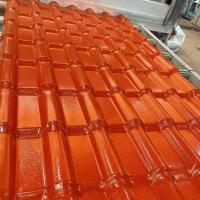 China ASA Synthetic Resin Roof Tile 1050mm Width 2.5mm Thickness Windproof for sale