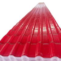 China ASA Spanish Bamboo Wave Resin Roof Tile 2.5mm 1050mm Width for sale