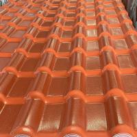 China ASA Synthetic Resin Roof Tile 2.5mm-3.0mm Thick for Villa Construction for sale
