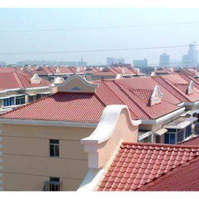 China ASA Synthetic Resin Roof Tile 2.5mm Fireproof B1 Rated for sale