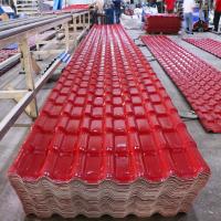 China ASA PVC Roof Tile 2.5mm Thick Fire Retardant B1 Rated for sale