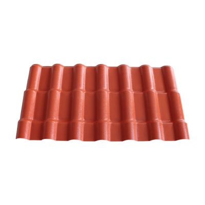 China ASA Synthetic Resin Roof Tile 1050mm Width 2.5mm Thickness for sale