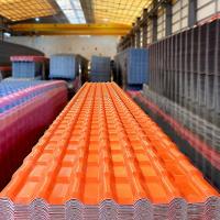 China ASA Synthetic Resin Roof Tiles 1050mm Width Impact Resistant for sale
