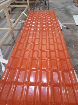 China Anti UV Asa Coated Pvc Spanish Type 2.5mm Roof Sheet for sale