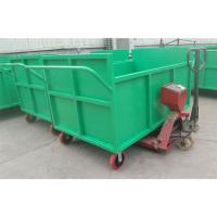 China Commercial / Industrial / Construction Square Hand Trailer Rotomolded Steel Truck Cart Trolley With 4 Wheels for sale