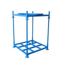 China Commercial Galvanized Mild Steel Stackable Pallet Converter for Customized Storage Warehouse Stackable Organization Solution for sale