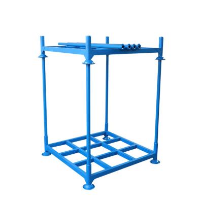 China Commercial Galvanized Mild Steel Stackable Pallet Converter for Customized Storage Warehouse Stackable Organization Solution for sale