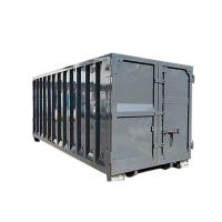 China Carbon Steel Hook Lift Bin Industrial Roll On Roll Off Skip Outdoor Truck Scrap Containers for sale