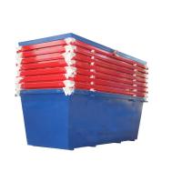 China OEM Waste Management Metal Skip Heavy Duty Outdoor Waste Bin For Recycling for sale