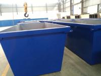 China OEM Waste Management Metal Skip Heavy Duty Outdoor Waste Bin For Recycling for sale