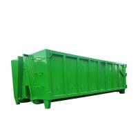 China 10 - 40 Yd Capacity Roll Off Dumpster Reinforced Steel Construction Debris Dumpster for sale