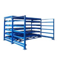 China 6 Layers Heavy Duty Stacking Shelves Manual Warehouse Storage System Customized Size for sale