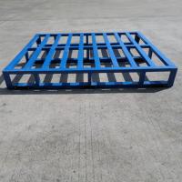 China Warehouse Heavy Duty Steel Pallet Industrial Stackable Metal Cage Pallet for sale