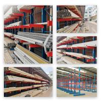 China Customized Color Heavy Duty Cantilever Racking Metal Garage Shelves For Warehouse for sale