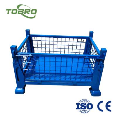 China High Capacity Steel Storage Cage Warehouse Industrial Heavy Duty Metal Storage Boxes for sale