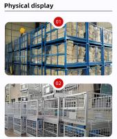 China High Capacity Steel Storage Cage Warehouse Industrial Heavy Duty Metal Storage Boxes for sale