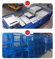 China High Capacity Steel Storage Cage Warehouse Industrial Heavy Duty Metal Storage Boxes for sale