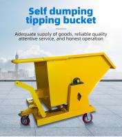 China Forklift Waste Tipping Bin Industrial Scrap Bins for sale