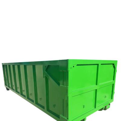 China Customized Heavy Duty Hook Lift Bin With Lockable Lid Anti Corrosion Coating for sale