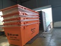 China Rubbish 6M Waste Skip Boat Shaped Offshore Boat Skip Sea Waste Oil Drilling Dumpster for sale