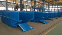China Reinforced Scrap Metal Skips Merrell Bins Waste Recycling Steel 6 Yard Garbage Bin for sale
