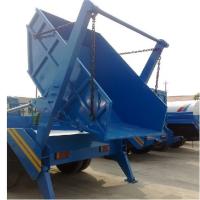 China 4 Yards Construction Waste Transport Skip Bin Heavy Metal Garbage Container for sale