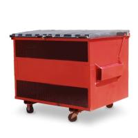 China Offshore Boat Shaped Skip Sea Waste Oil Drilling Dumpster Rubbish 6m Skip Bin Bucket Skip for sale
