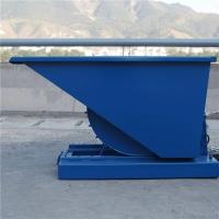 China Self Dumping Forklift Hopper Light Duty Steel Self Tipping Hopper for sale