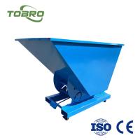 China 4ft Wide Self Dumping Hopper Forklift Bin Waste Management Skips for sale