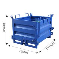 China Effortless Steel Garbage Bin Waste Disposal in Workshop Easy Button Open Scrap Box for sale