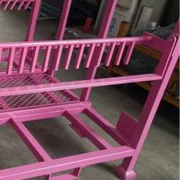 China Durable Metal Rack Shelves Rust Resistant Foldable Warehouse Storage Rack Shelves for sale