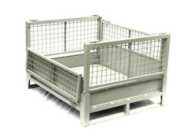 China Customized Steel Logistics Cage Fodable Turnover Cage Galvanized for sale
