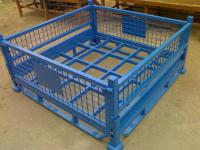 China Self Loading Warehouse Storage Cage Collapsible Customized for sale