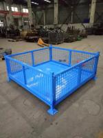 China Self Loading Warehouse Storage Cage Collapsible Customized for sale
