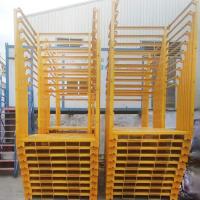 China Heavy Duty Warehouse Detachable Metal Steel Stacking Folding Fabric Stillage Rack for sale