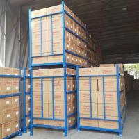 China Heavy Duty Warehouse Detachable Metal Steel Stacking Folding Fabric Stillage Rack for sale
