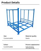 China Warehouse Stores Stackable Metal Shelves 200kg Weight Capacity for sale