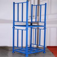 China Warehouse Q235 Steel Pallet Waste Treatment Metal Stackable Shelves for sale