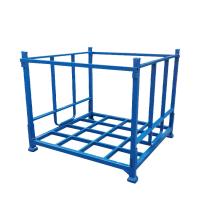 China Q235 Steel Cage Pallet Heavy Stacker Rack 1500kg Load Capacity for sale
