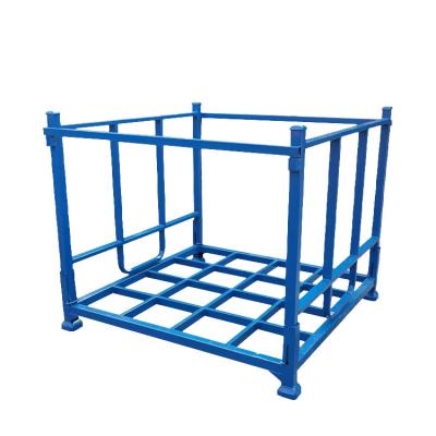 China Q235 Steel Cage Pallet Heavy Stacker Rack 1500kg Load Capacity for sale