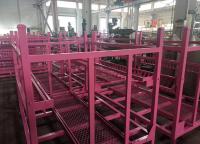 China Metal Fabrication Steel Cage Pallet Powder Coated Storage And Logistic Use for sale