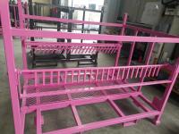 China Metal Fabrication Steel Cage Pallet Powder Coated Storage And Logistic Use for sale