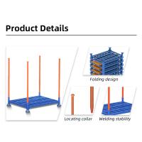 China Commercial Stacking Frame Reinforced Steel Design Ideal for Warehouses & Factories for sale