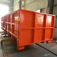 China 15m³ Heavy Duty Scrap Metal Container Durable Industrial Hook Lift Bin Manufacturer for sale