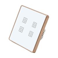 China Glomarket Tuya Smart Switch 1/2/3/4 Gang With Neutral Wifi Smart Wireless Touch Switch Alexa Google Inteligente Home for sale